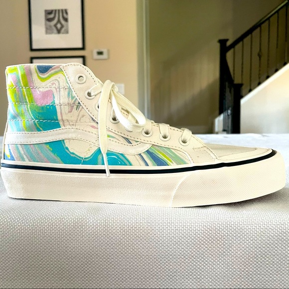 Vans | Shoes | Vans Sk8hi 38 Decon Sf Resin Swirl Toe Cap Shoes | Poshmark